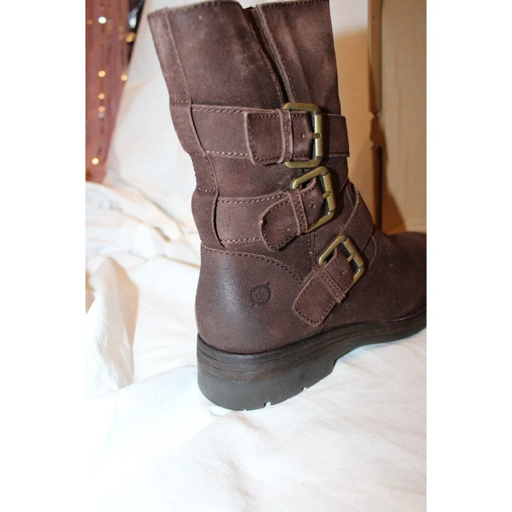 Born | Shoes | Born Mayne Womens Distressed Italian Suede Leather Boots ...